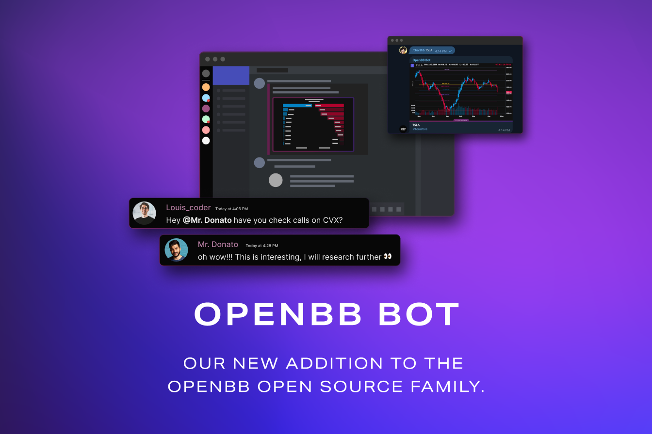 OpenBB Bot - our new addition to the OpenBB open source family | OpenBB