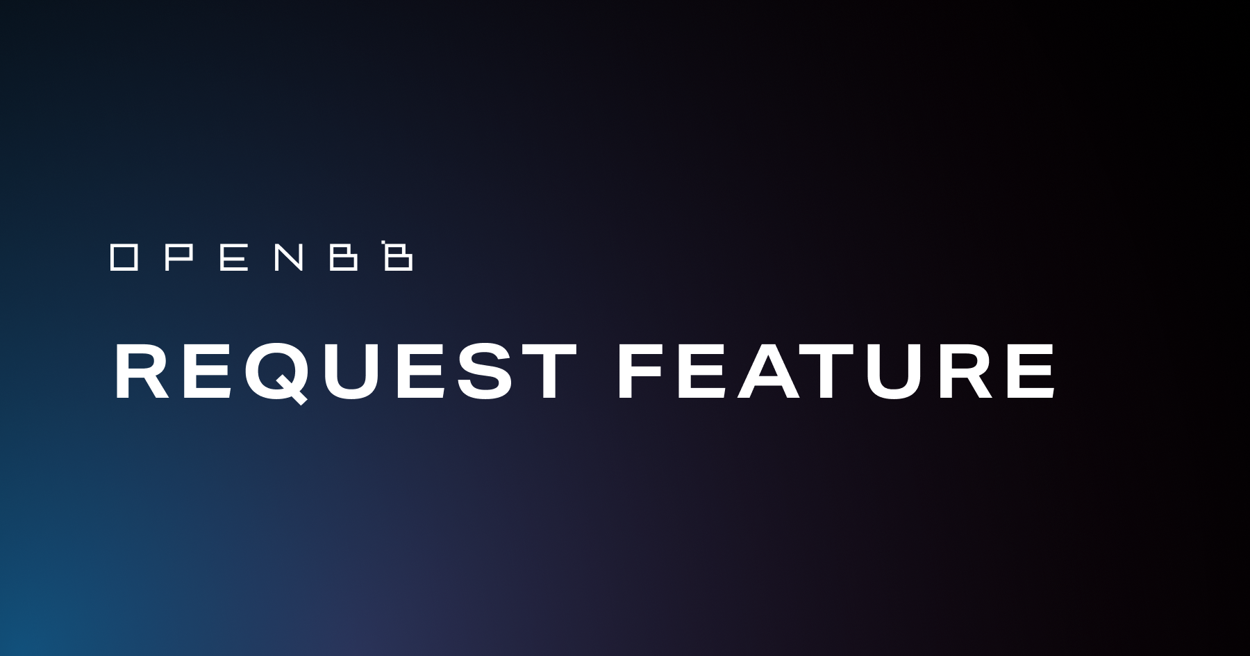 Request Feature | OpenBB